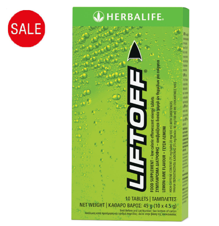 Lift Off Effervescent Energy Drink Lemon lime 10 tablets per box